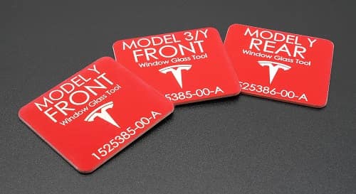 Tesla window tool stickers - BMTEC